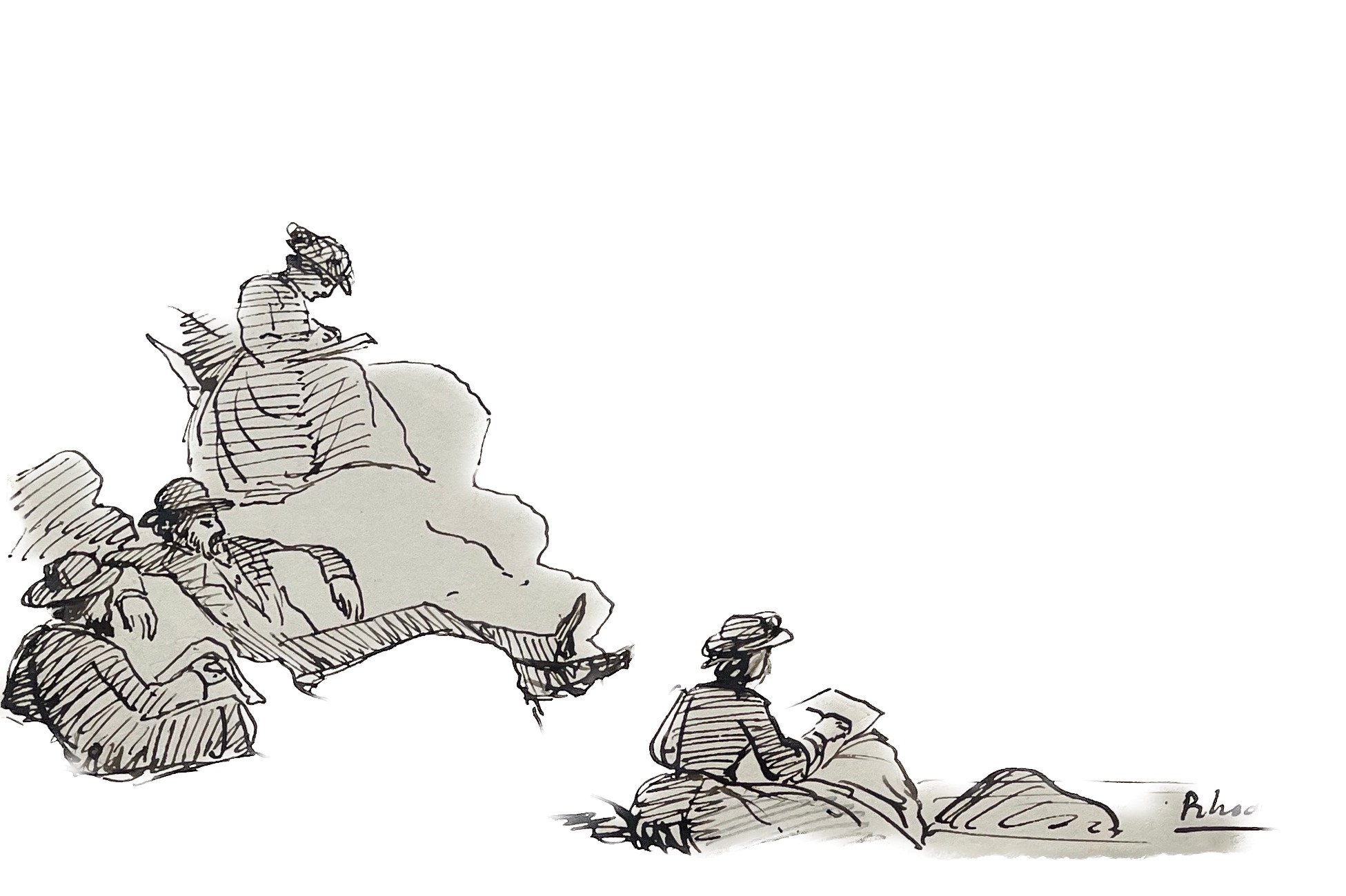 Holiday Sketches: Two Female Artists and an Archaeologist Husband go on ...
