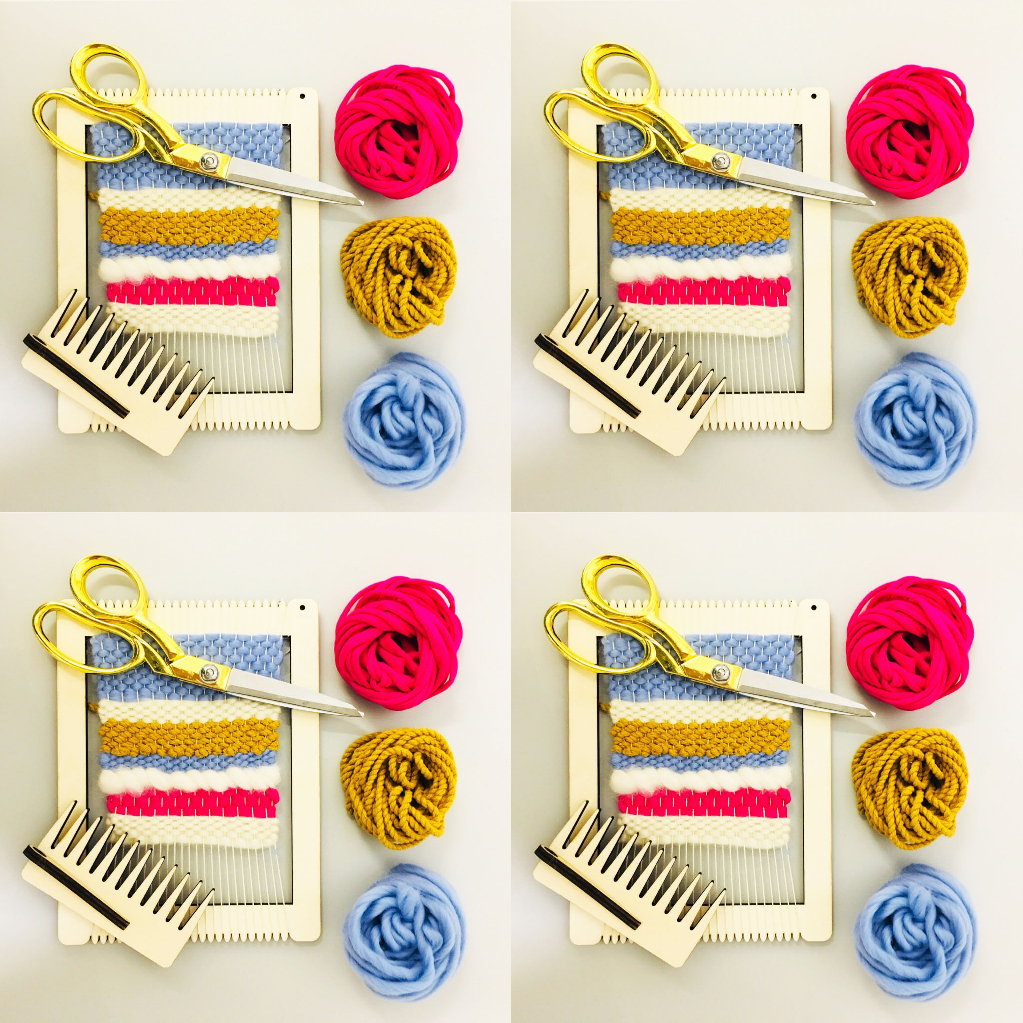 Mini Loom Hand Weaving