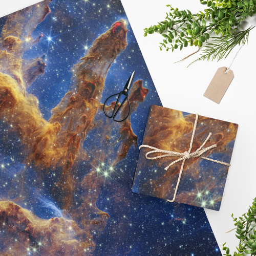 James Webb Space Telescope - JWST Pillars of Creation Wrapping Paper ...