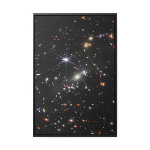 First Deep Field by Webb Space Telescope - Framed Canvas Various XL ...