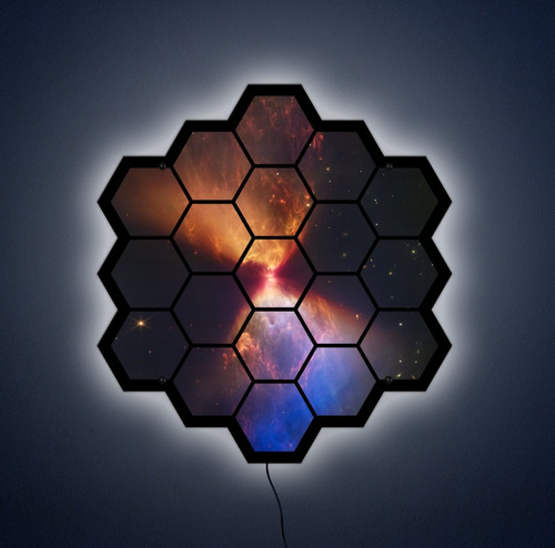 James Webb Space Telescope - Protostar L1527 LED Light Up Sign | Webb Depot