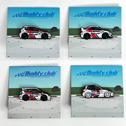 Buddy Club x Leen Customs Enamel Pins | buddyclub2