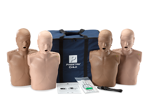 Prestan Diversity Professional Child CPR Training Manikins 4 Pack