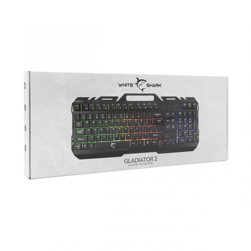 White Shark GLADIATOR 2 Gaming Keyboard Metal | Elyte