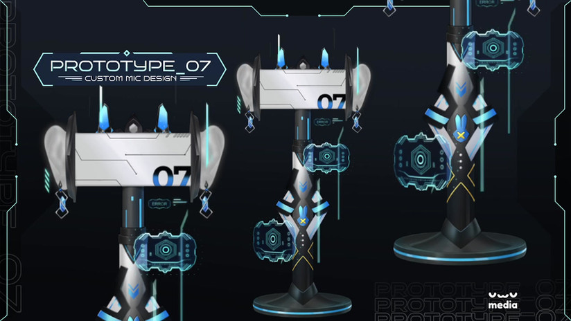 Custom Microphone Asset Commission | UWU MEDIA