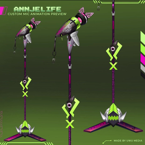 Custom Microphone Asset Commission | UWU MEDIA