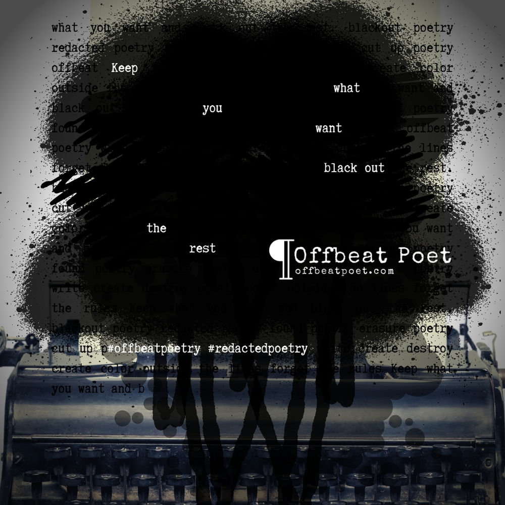 How to Make it R.A.I.N. Redacted Poetry | Offbeat Poet