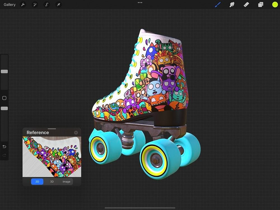 Procreate Basics: Painting in 3D | MELOGRAPHICS