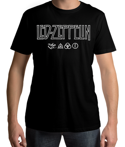 Led Zeppelin - IV White Symbols | RockN'Roll Originals