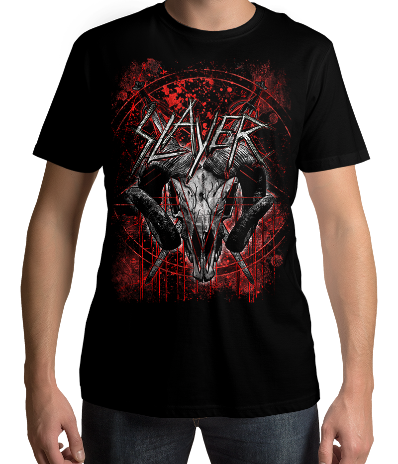 Slayer - Mongo Goat Skull (Jumbo Print) | RockN'Roll Originals