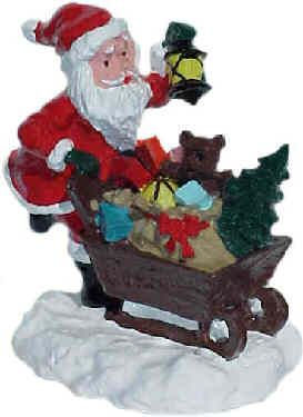 #4108 - Santa Pushing Sled | Barclay CO.