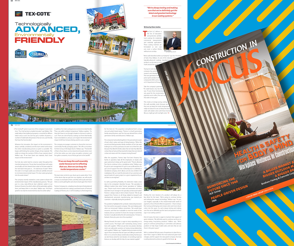 TEX-COTE®: Revolutionizing the Construction Industry, Featured in ...