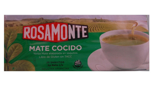 Yerba Mate Rosamonte -mate Cocido- 25 Sacos De 3 Grs | coraespecias