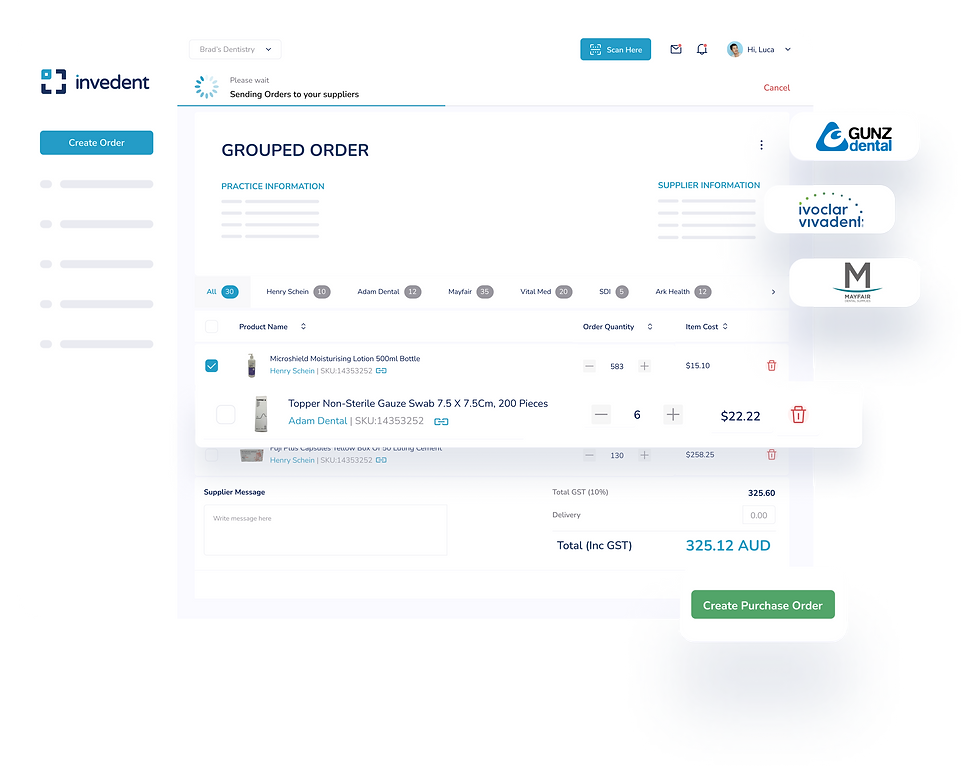 Dental Ordering System | Invedent™