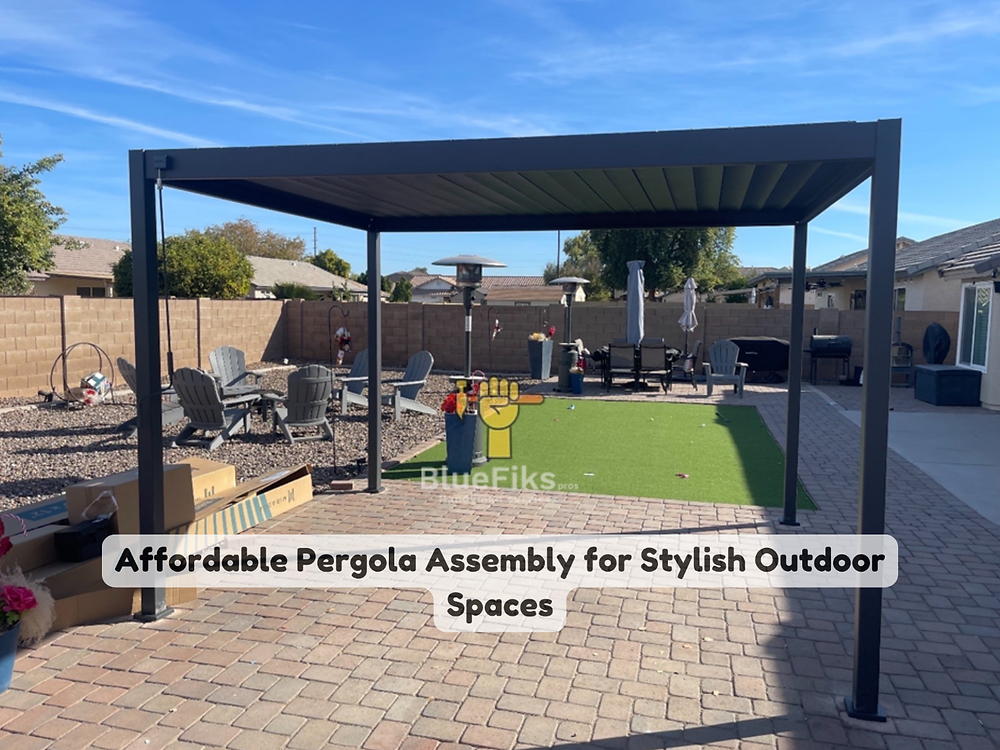 Affordable Pergola Assembly for Stylish Outdoor Spaces