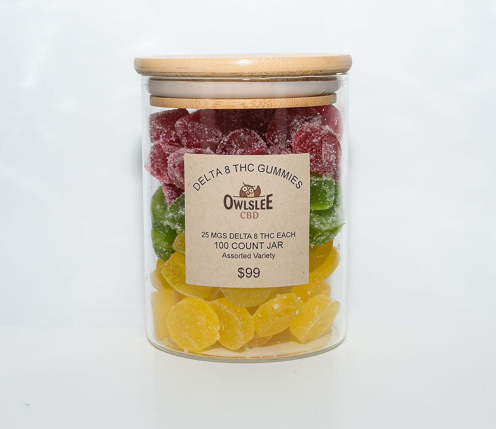 Delta 8 Gummy - 100 Count | Owlslee CBD