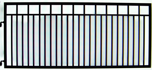 Old West Custom driveway gate 10 foot wide 4' high # 203 S ...