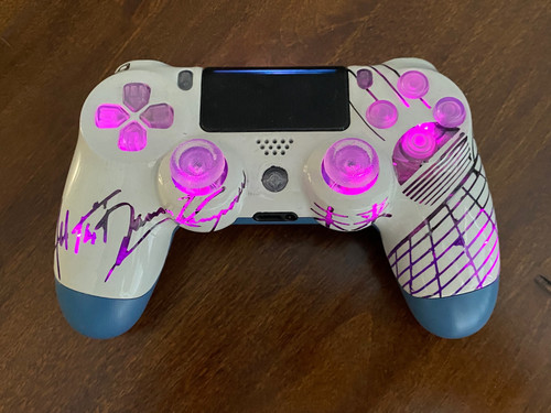 PS4 synthwave custom controller wireless techfire controller | TheTechFire