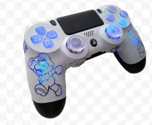 Ps4 led wireless controller Custom made Techfire controller Toad italian plumber | TheTechFire