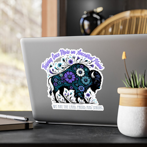 Thriving Buffalo Kiss-Cut Vinyl Decals | Native America CC