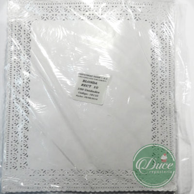 Blonda Rectangular N°10 | reposteriaduce