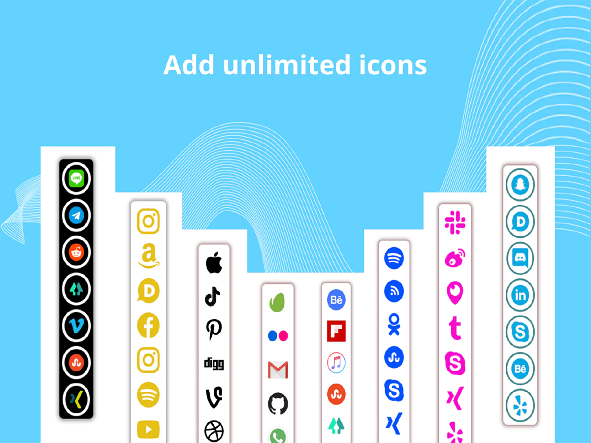 Floating Icons | Wix App Market | Wix.com