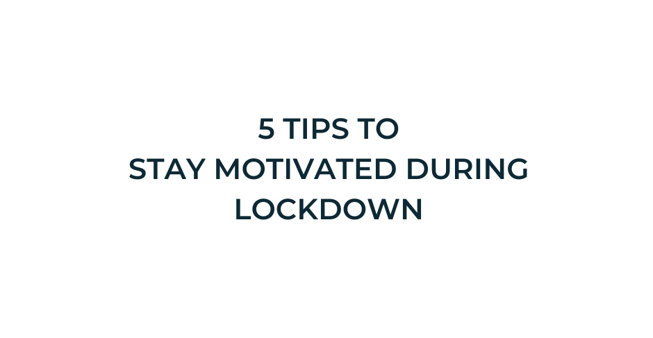 Tips to help you stay active during lockdown