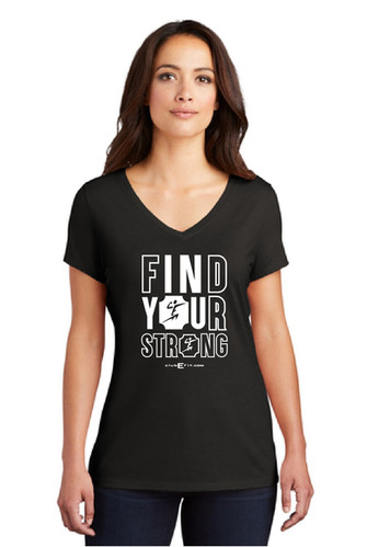 V-Neck-T Find Your Strong | ClubEFitCrew