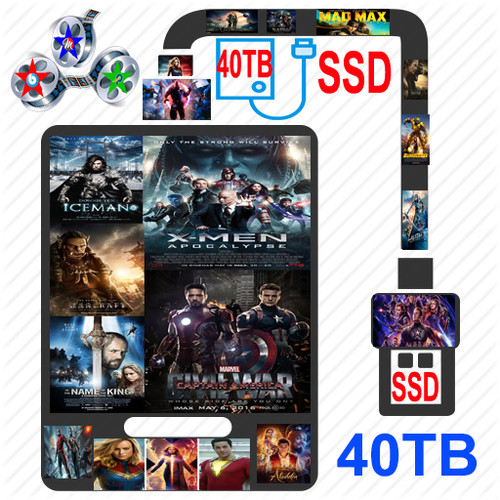 Service Included More Than 1000 Movies and Series Collection SSD until 40TB | GlobalTech