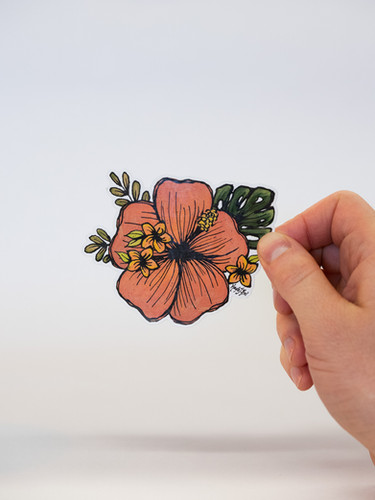 Tropical Vinyl Sticker | Kayla Bol