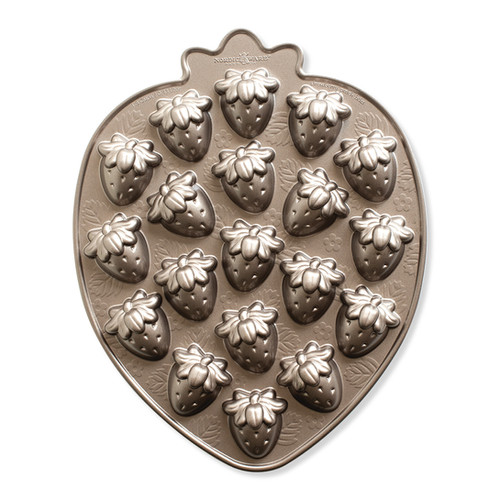 Nordic Ware Strawberry Bitelet Pan | bakeworld