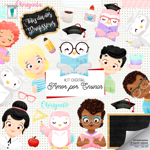 Kit Digital - Amor por Ensinar | Ideiateca