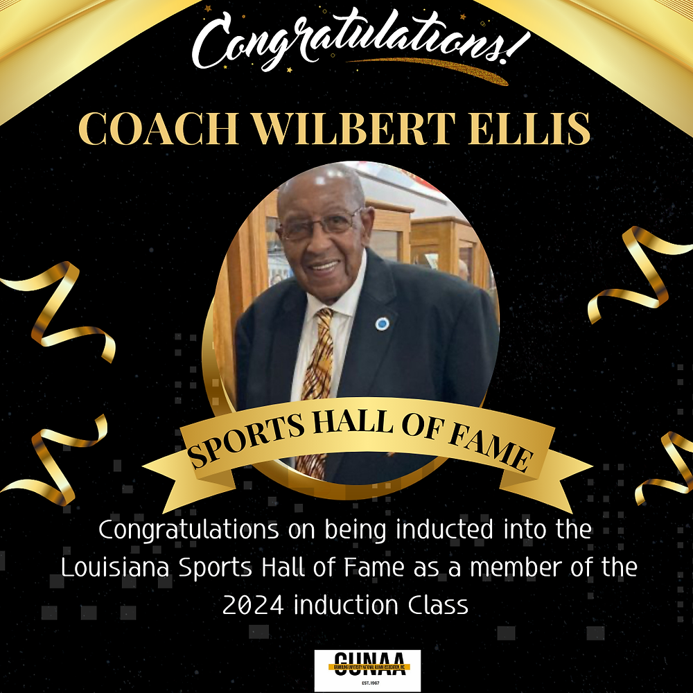 Congratulations Coach Wilbert Ellis