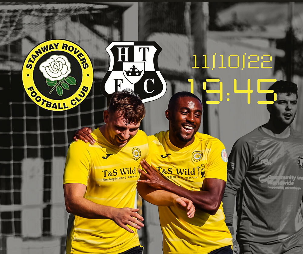 NEXT FIXTURE: STANWAY ROVERS VS HALSTEAD TOWN | 11TH OCT 19:45