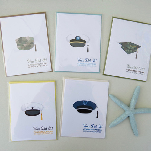 Military Graduation Card | Playa Paper