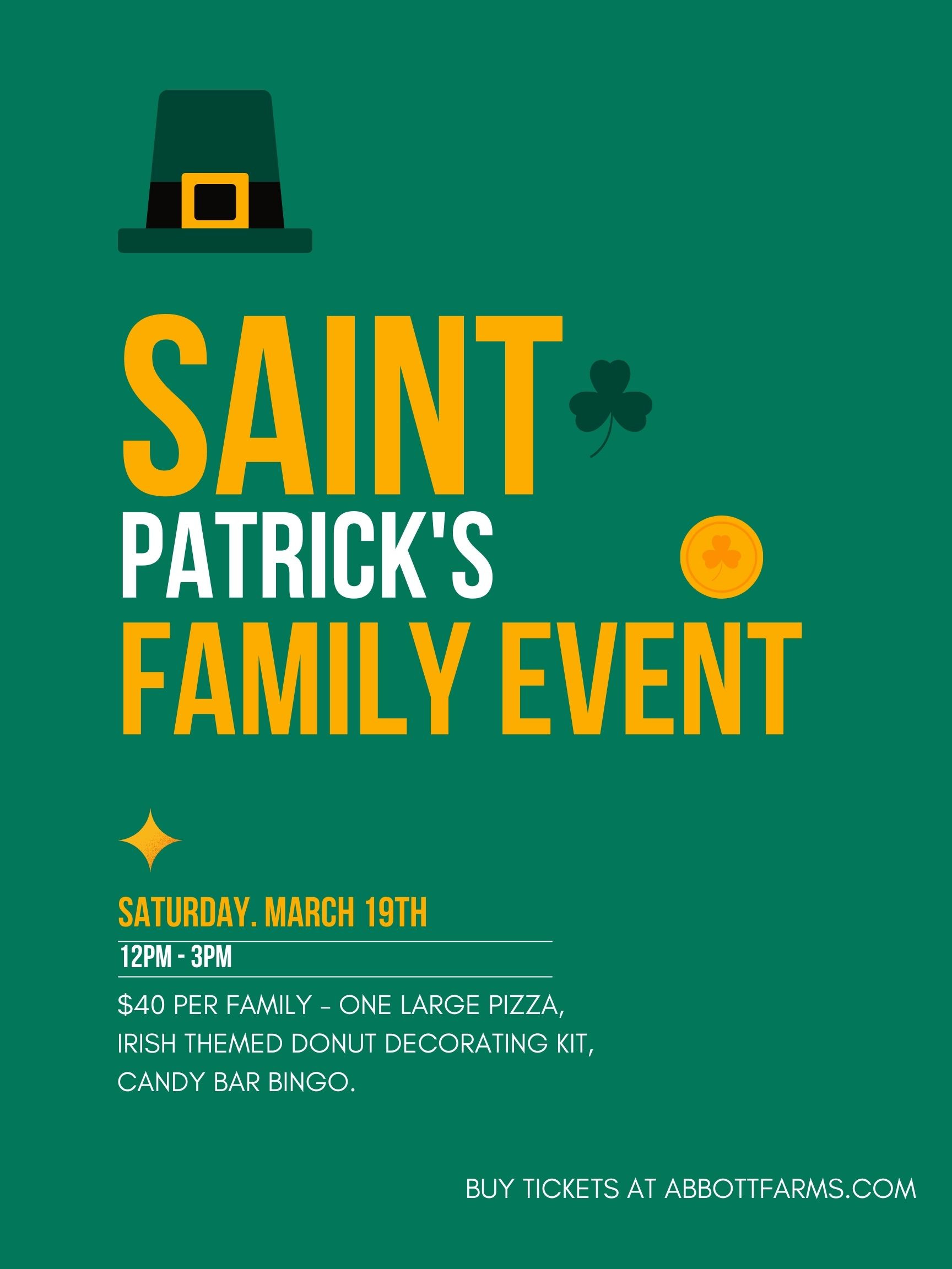 St. Patrick's Family Event | Events