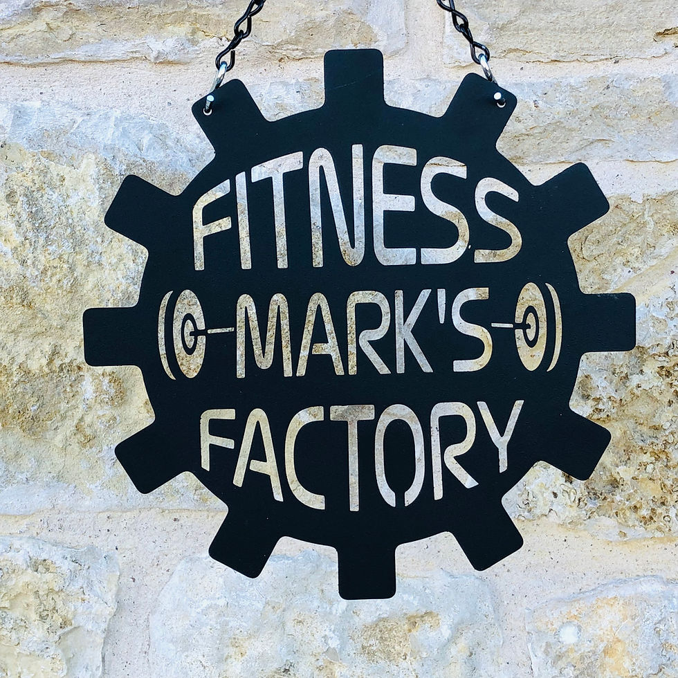 Custom Gym Signs | Langley Metal Works
