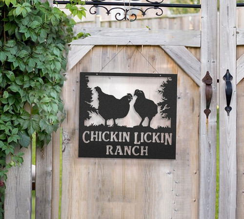 Broiler Chicken Metal Farm Sign | Langley Metal Works