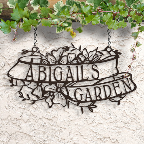 Custom Garden Sign, Memory Garden Sign | Langley Metal Works