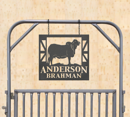 Show Brahman Metal Sign | Langley Metal Works