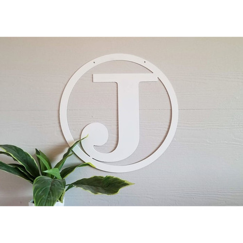 Circle Border Bold Single Letter Monogram ~ You Choose The Letter ...