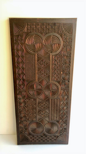 Hand Carved Kauri Wall Panel Circa 1915 + Documentation | Patina Theory