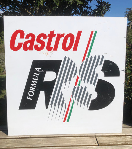 Castrol Oil Painted Tin Sign | Patina Theory