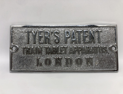Tyer's Train Tablet Machine Sign | Patina Theory