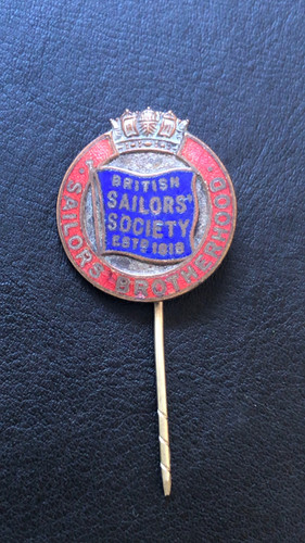 British Sailors Society Pin Badge | Patina Theory