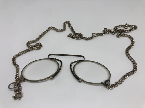 Prince Nez Spectacles and Chain | Patina Theory