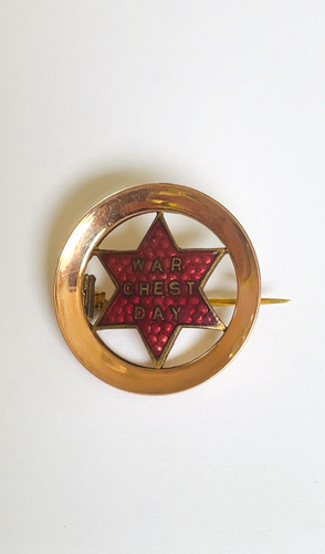 WW1 War Chest Day 9ct Gold Pin Badge | Patina Theory