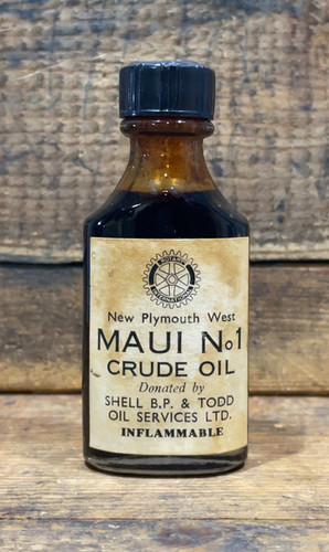 Maui Oilfield Crude Oil Sample Bottle | Patina Theory