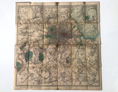 Charles F Cheffins London Map 1854 | Patina Theory