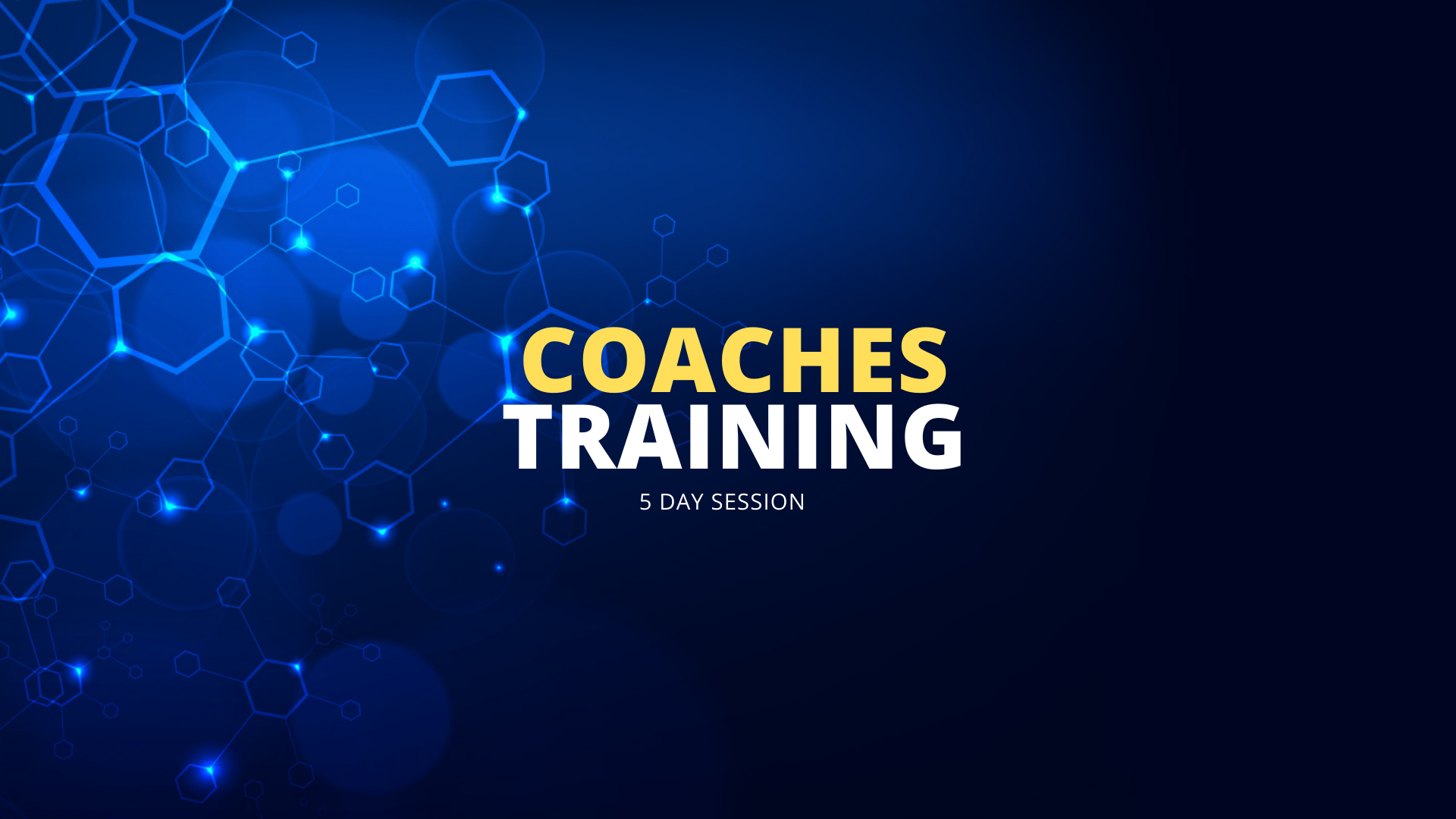 5 Day Coaches Training | Apr 21-25, 2025 | Al Fong